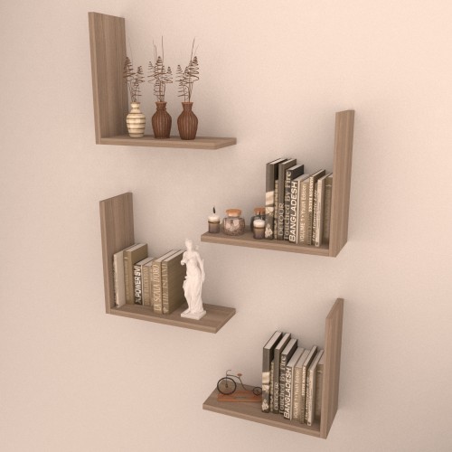 ARAS DUVAR RAF SETİ 4 LÜ